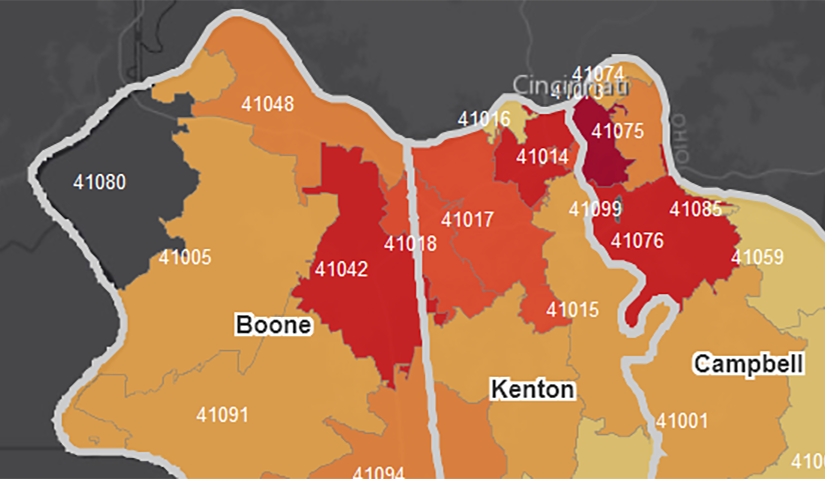 Map Monday: Fighting the Opioid Epidemic in Northern Kentucky | Data ...
